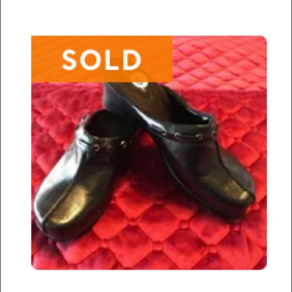 Docker | Shoes | Gorgeous Black Mulesclogs 2 2 Inch Heel | Poshmark